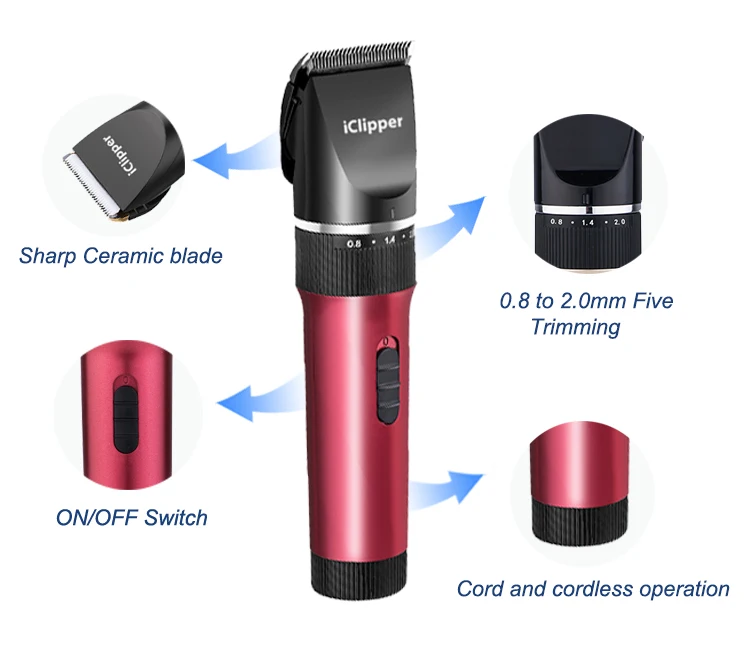 Iclipper-x6 Rechargeable Home Use Hair Clippers High Quality For Man ...