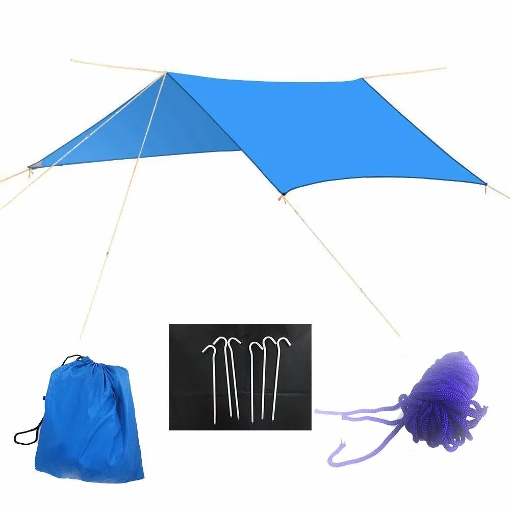 Wo Qi Outdoor Lightweight Waterproof Rain Fly Trap Tent,Portable Nylon ...