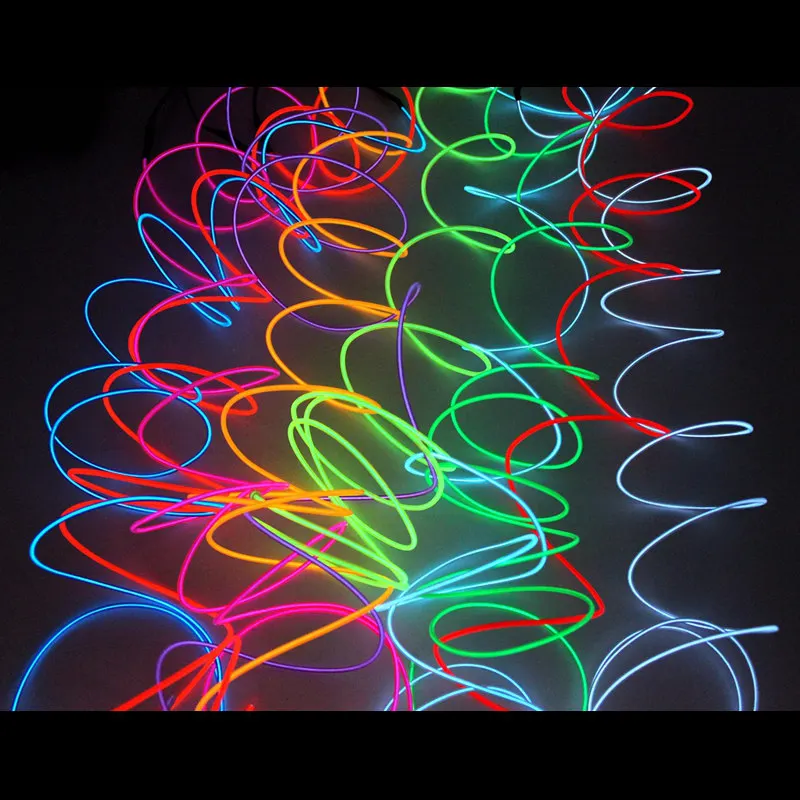 High Quality 3.2mm EL Wire Neon Lights - Flexible & Bright