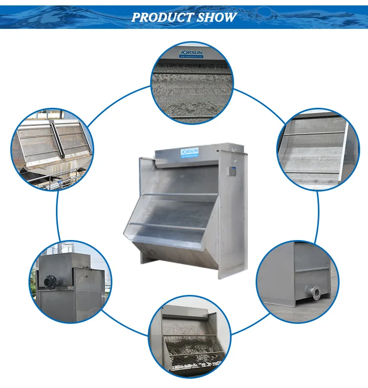 Jorsun HS-800 Static Bar Screen for Paper Wastewater Treatment