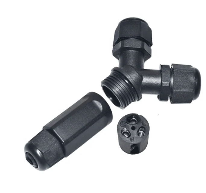 High Current 32a Connector Y Splitter Ip67 Cable Gland Connection - Buy ...