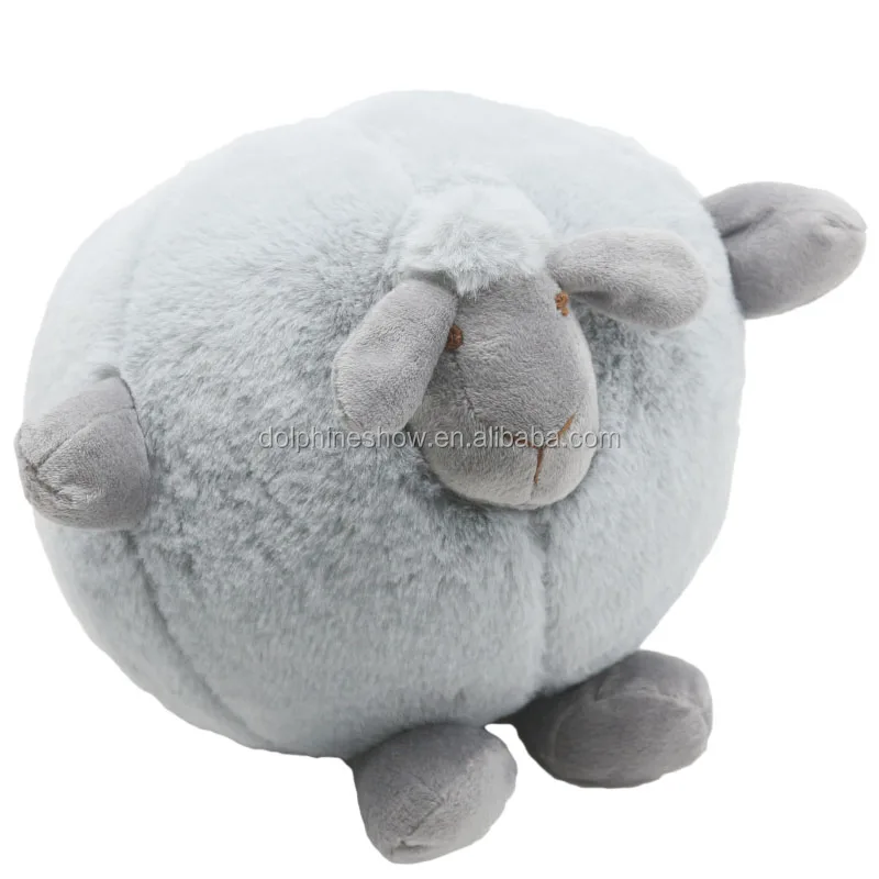 Oem Round Baby Plush Animal Sheep Stuffed Lamb Toys Kid Educational Toy ...