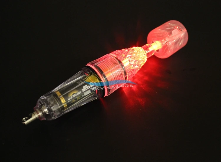 12cm Led Flashing Fishing Squid Light With Hook,Lure Squid Bait ...