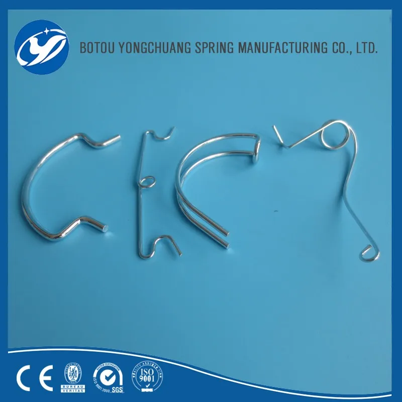 Wire Forming Springs Stainless Steel Clips Long Flexible Clamps Springs ...