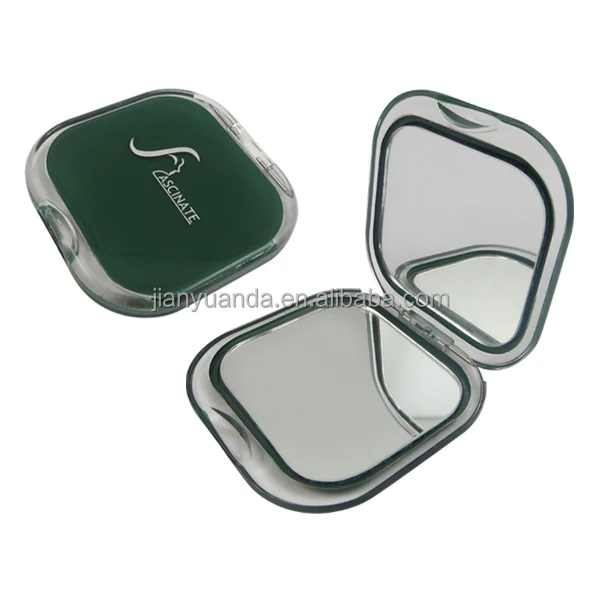 Slim Plastic Pocket Mirror Rectangular / Bling Foldable Hand Mirror ...