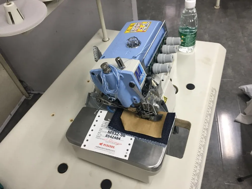 New Pegasus M932-86 Five Thread Overlock Industrial Sewing Machine