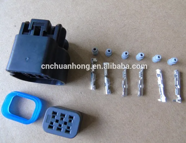 6 Pin Connector Or Pigtail Wiring Harness For Delphi Gt 150 15355297 Gm ...