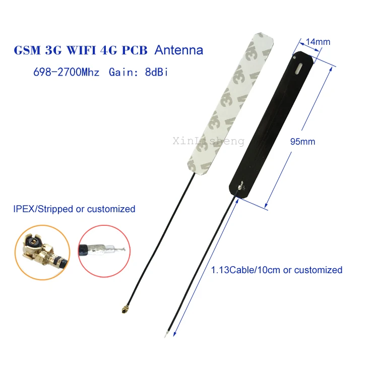 Free Sample Internal Whip 698-2700mhz 8dbi Gsm Gprs Lte 4g Pcb Antenna ...