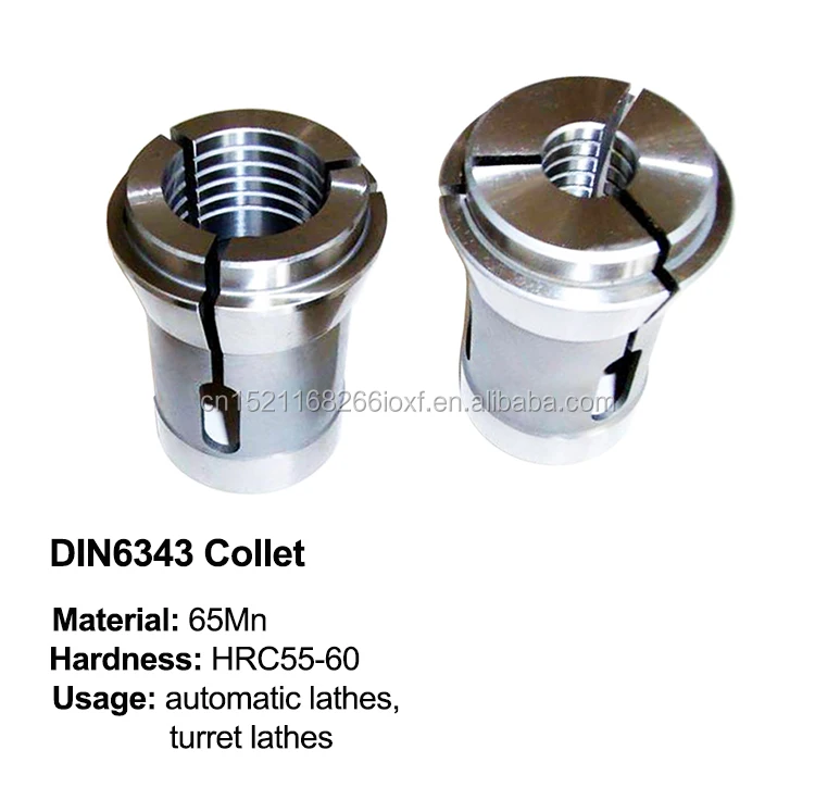 DIN6343 Lathe Machine Parts Collets Full Size DIN6343 Spring Collet