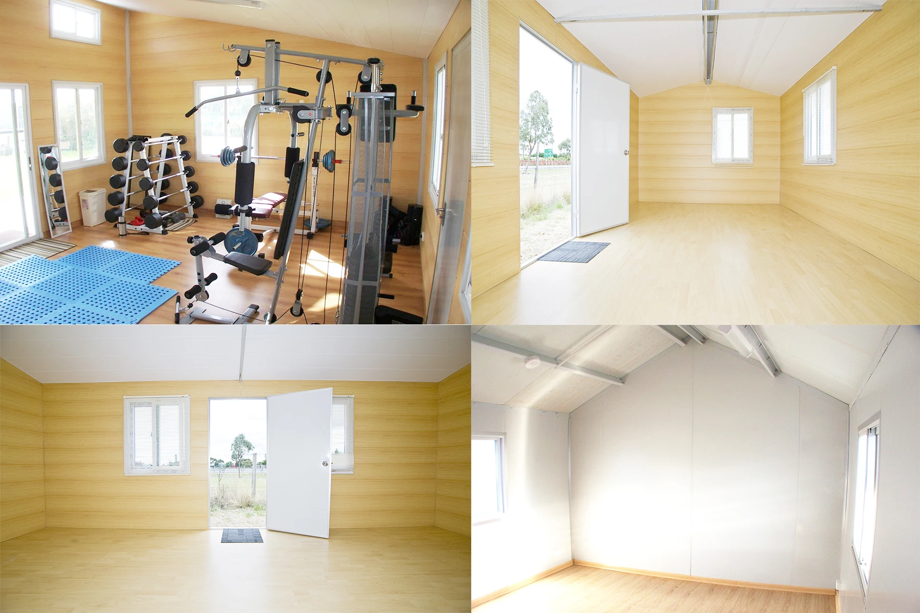 Promotion Prefabportable Steel Log Cabins Prefabricated Log Cabin Kits ...