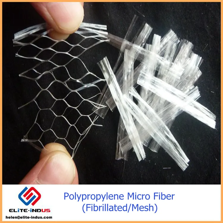 Polypropylene Microfibre Non- Fibrillating Monofilament Pp Fibre - Buy ...