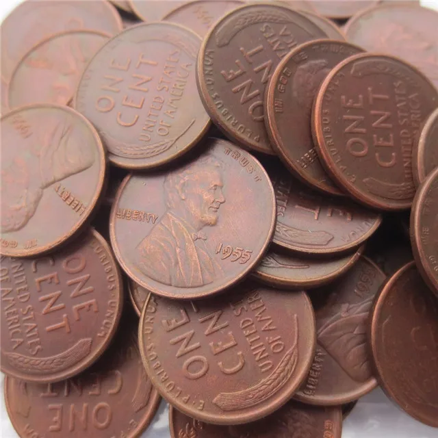 Professional Custom Red Copper Commemorative Coins Free Design 100 ...