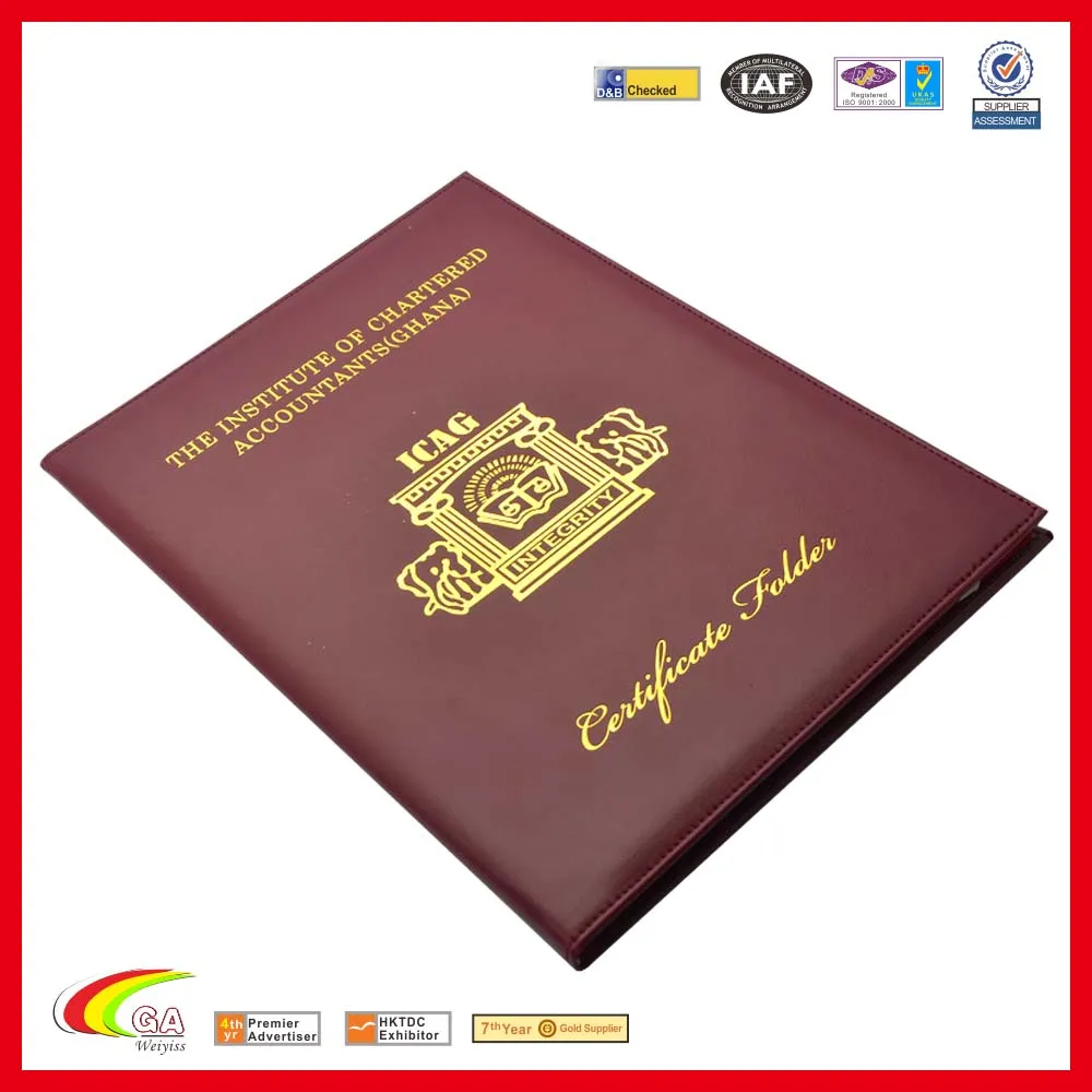 2017 High Quality Certificate Holder,Postgraduate Certificates Folder ...