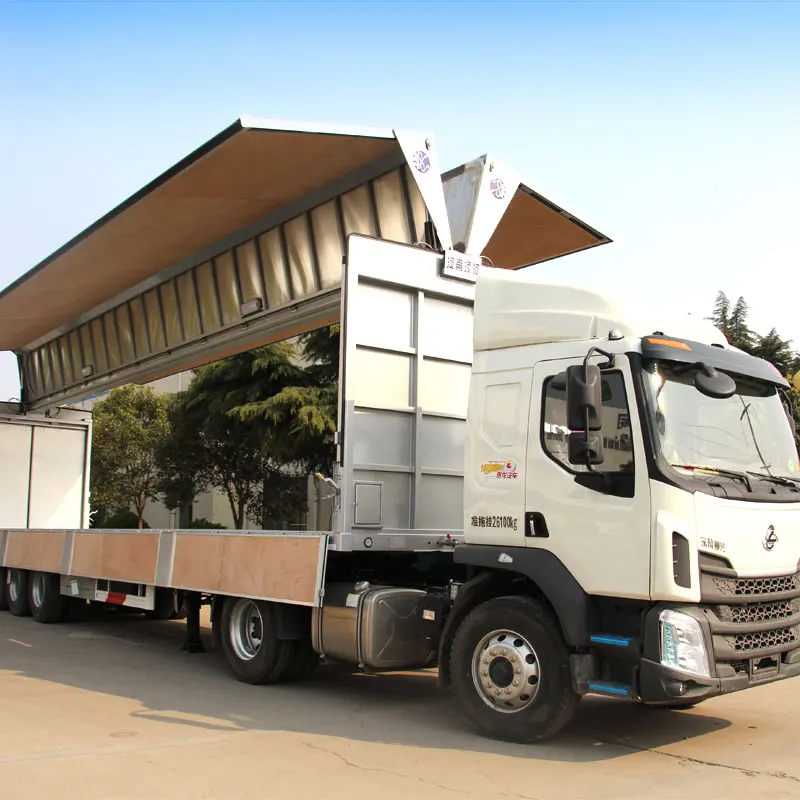 Wing Opening Box Truck - 45 Ton Semitrailer by White Bird