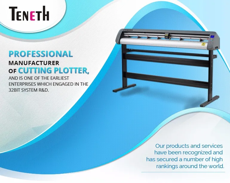Teneth 1.6M USB Driver Cutting Plotter for Vinyl, Stickers & Heat ...
