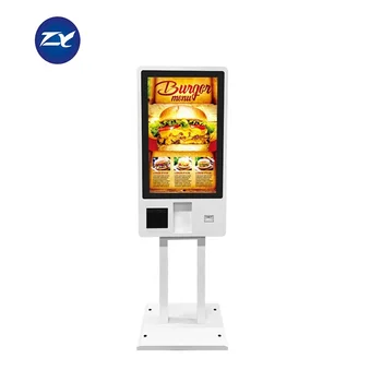 27 Inch Touch Screen Food Ordering System Self Service Bill Payment ...