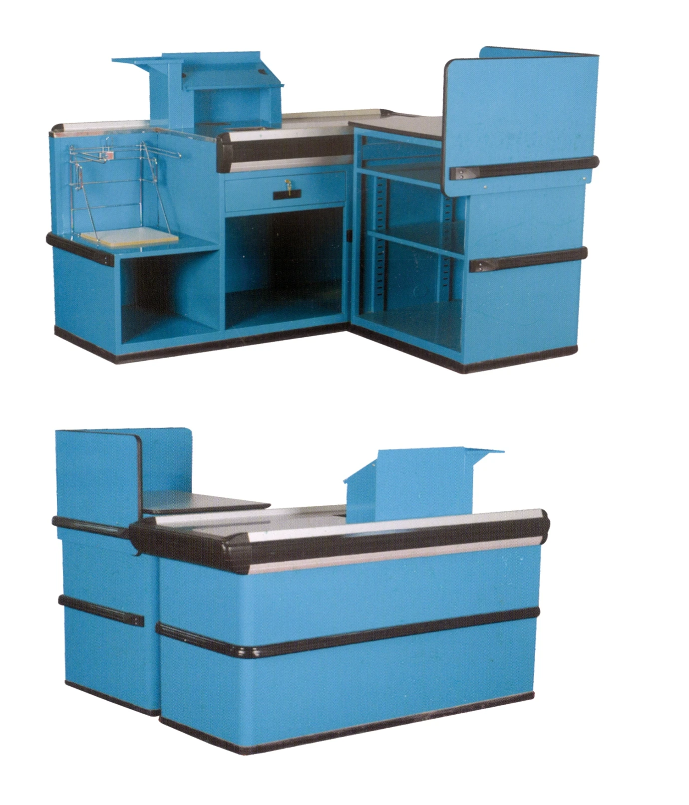 Stainless Steel Supermarket Store Commercial Cashier Counter ,checkout ...