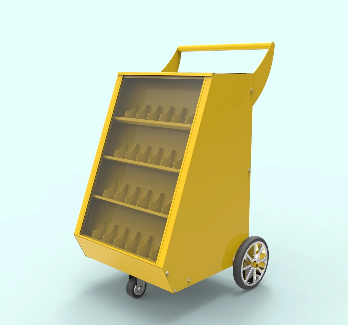 Pop Up Mobile Phone Store Display Cart Trolley - Buy Pop Up Mobile ...