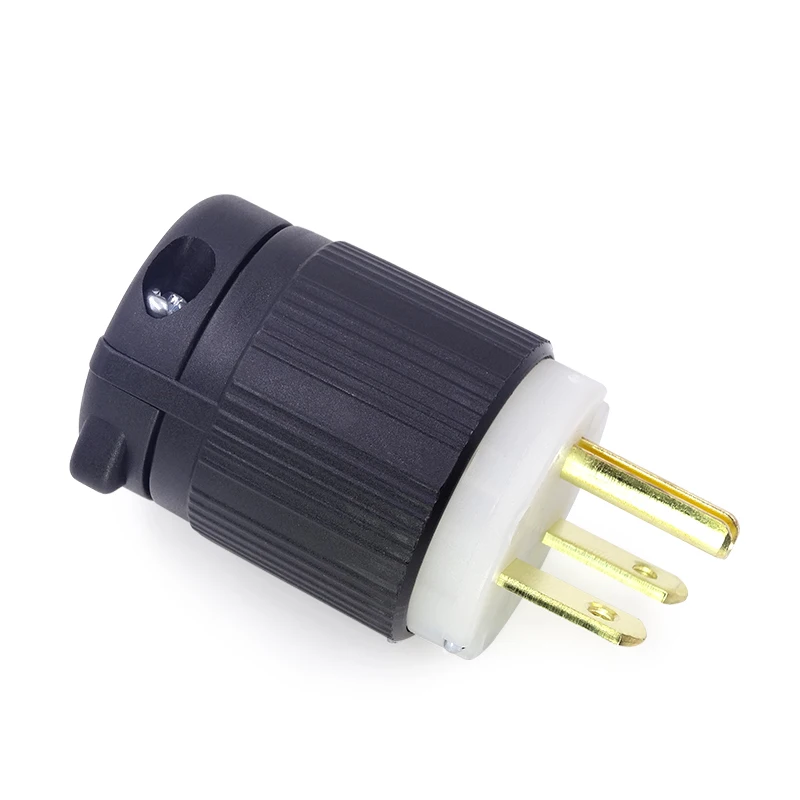 Standard Straight Blade Electrical Nema 6-15p Flanged Inlet Plug - Buy ...