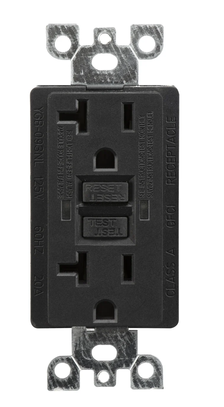 220V Gfci Outlet Receptacle Waterproof Gfci YGB-093 - 50PCS