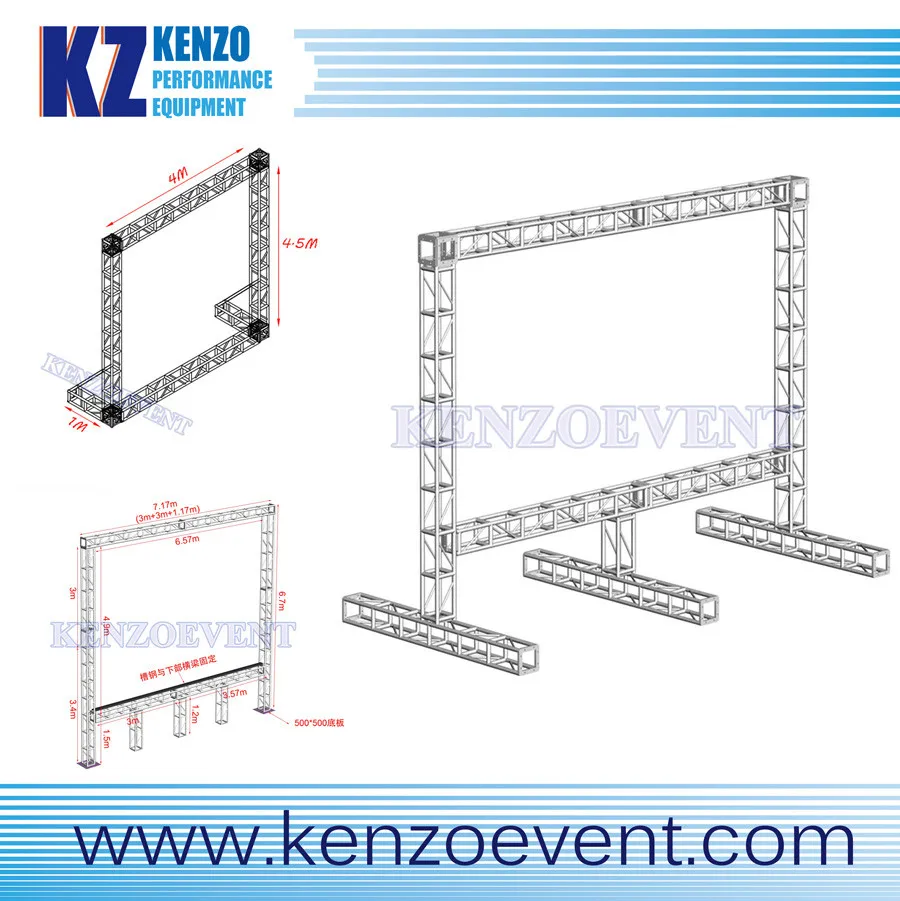 Outdoor LED Screen Truss Stand - Durable & Versatile