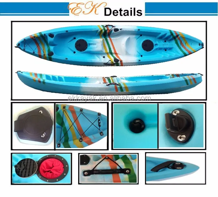Retomolded Plastic Fishing Kayak for Two Person - EK