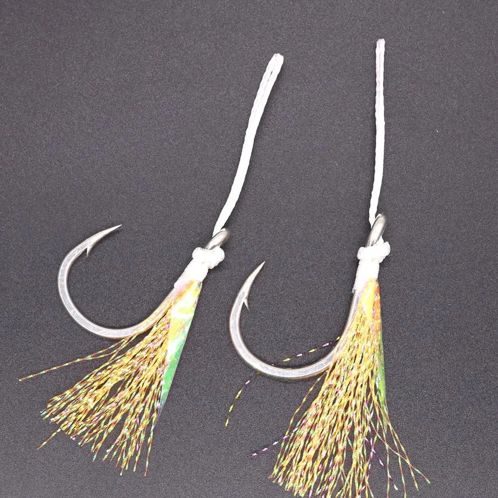Mustad Slow Jigging Assist Hooks - High Carbon Steel