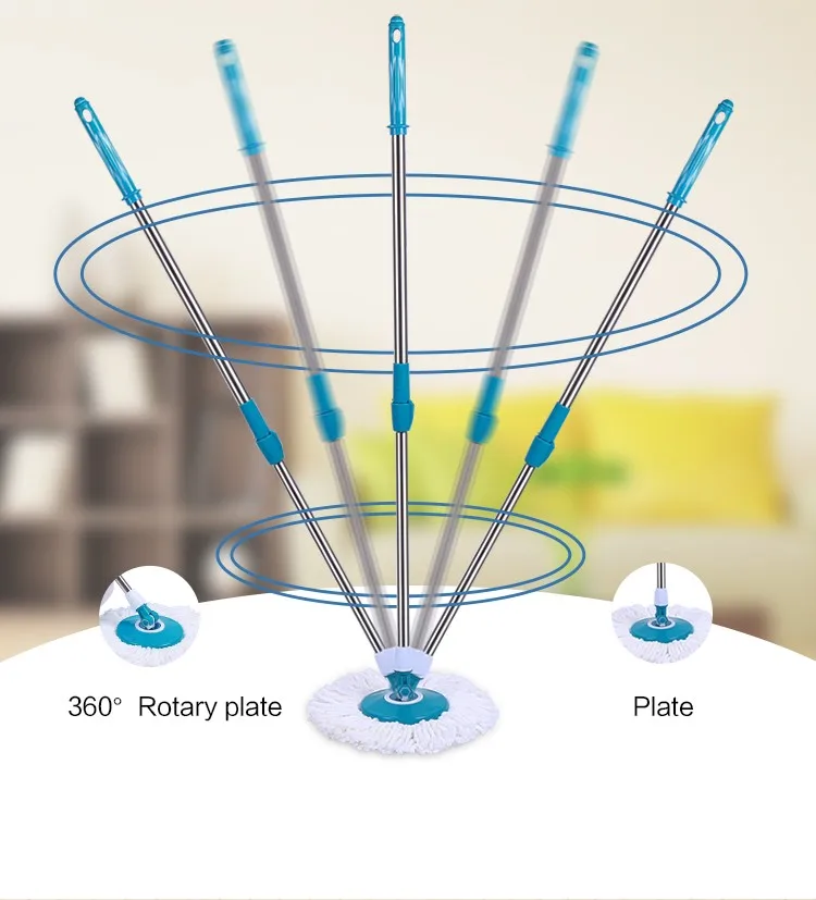 360 Rotating Mop with Magic Foot Pedal - Efficient Cleaning