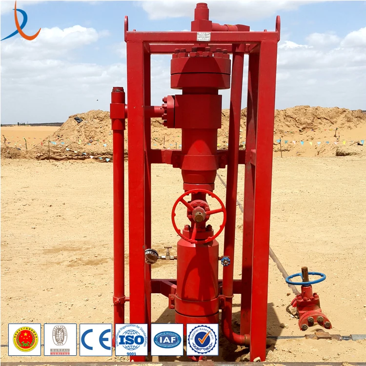 Wellhead Oilfield Cyclone Desander / Hydrocyclone Desander / Desander ...