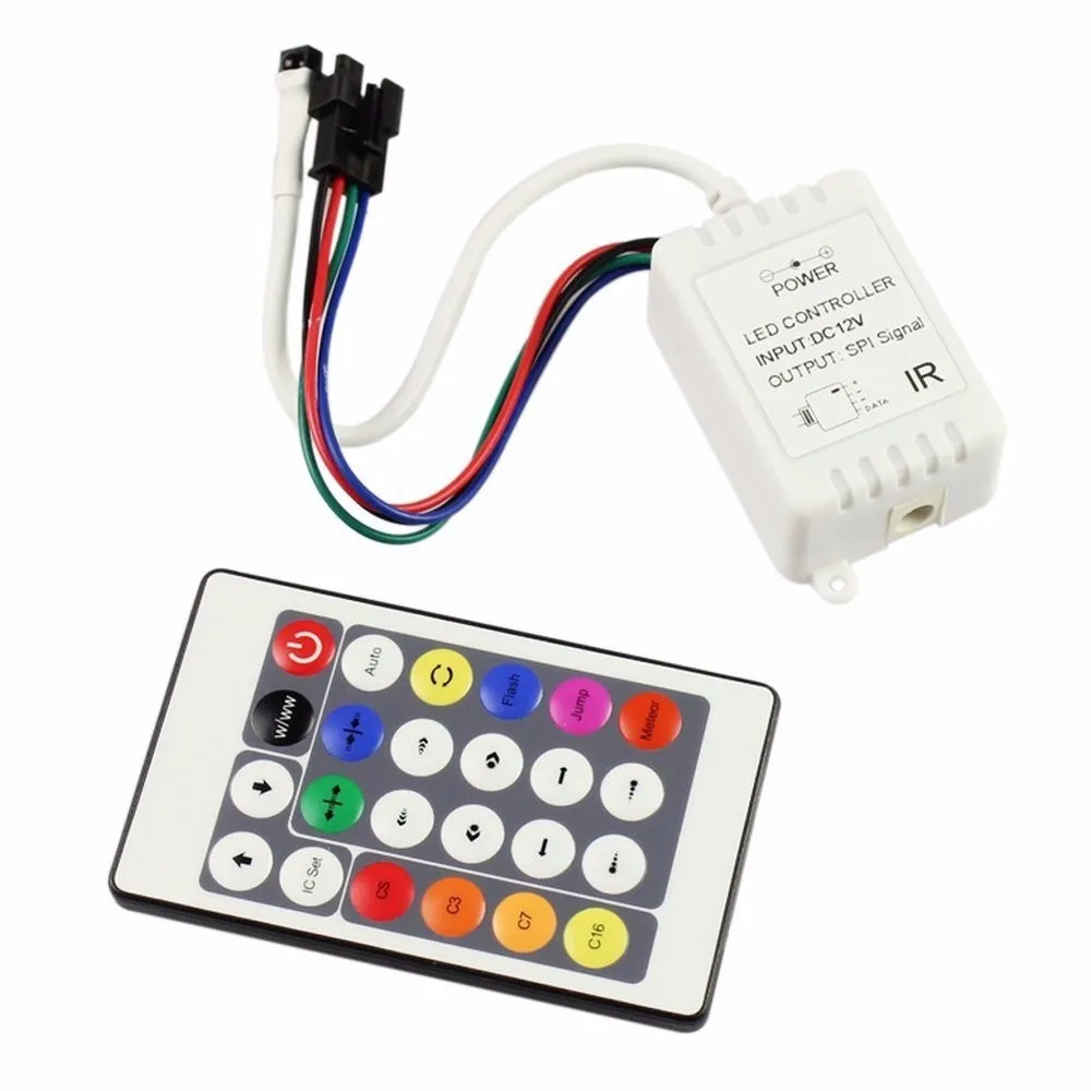 5v 2812 60led/m Led Pixels Strip Black Pcb Non-waterproof Ws2812 Black ...