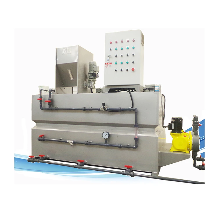 PAM/PAC Chemical Preparation Polymer Dosing System Station for ...