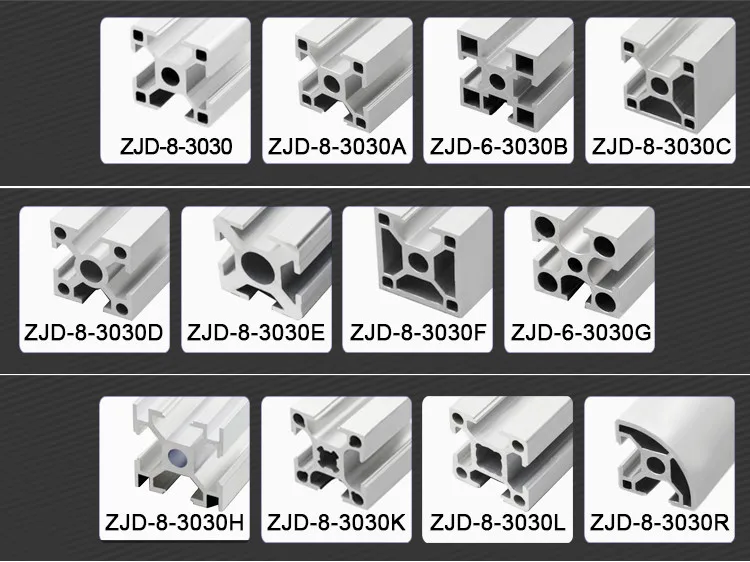 30150 Modular T Slot Aluminum Extrusion Profile Structural Framing ...