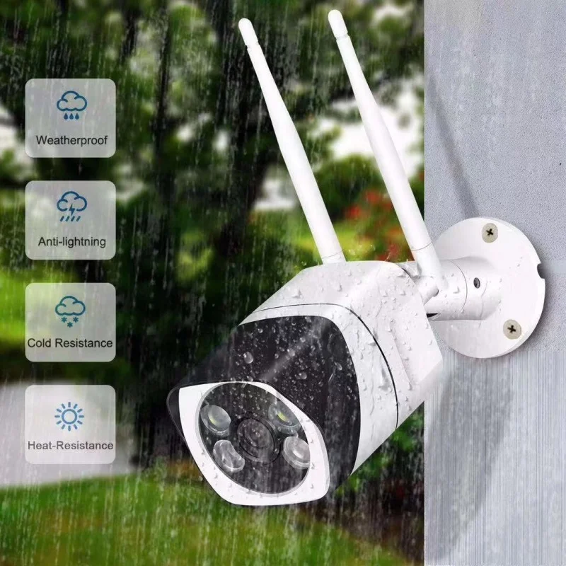 4 Array Leds Day And Night 24 Hour Monitor Ip Camera Outdoor Wifi ...