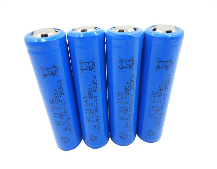 3.6v 2200mah 18650 Li Ion Rechargeable Battery Pack For Led Light - Buy ...