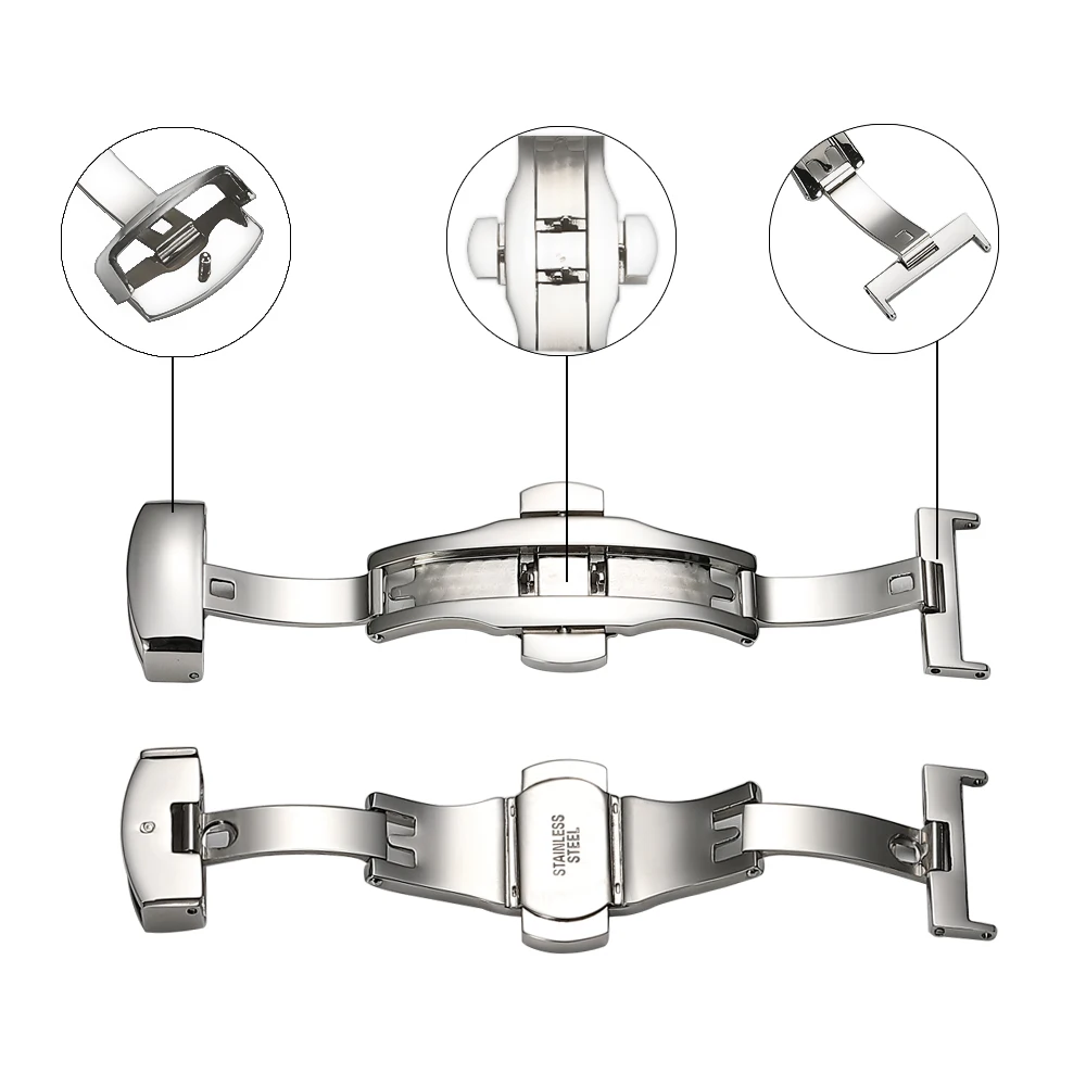 Stainless Steel Butterfly Deployment Watch Buckle (other Types Of ...