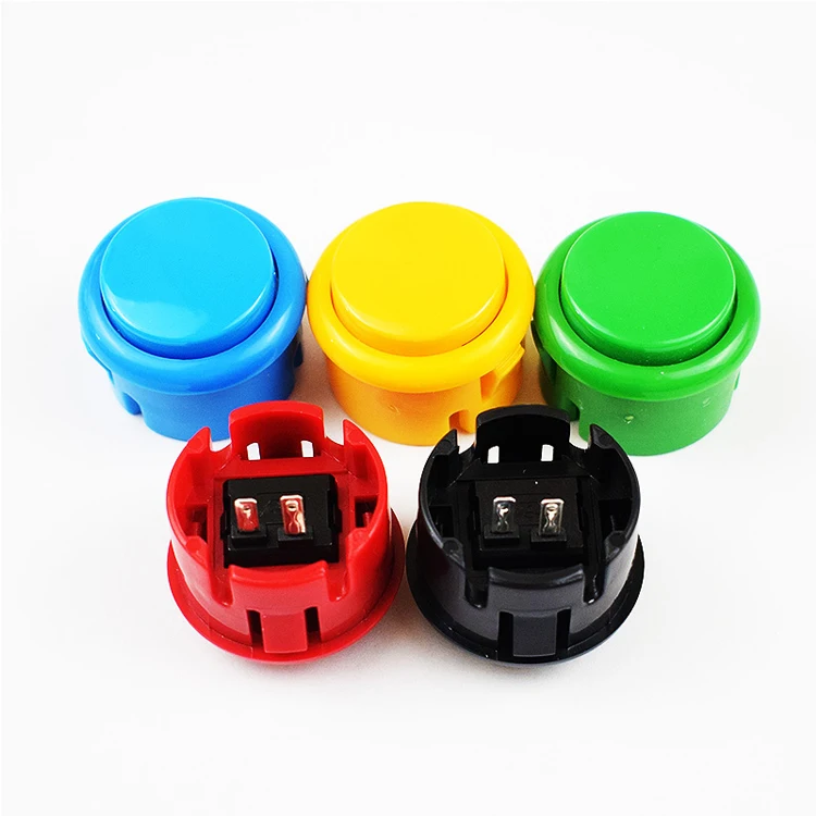 30mm Push Button Switch for Arcade Machine - Durable & Zero Delay