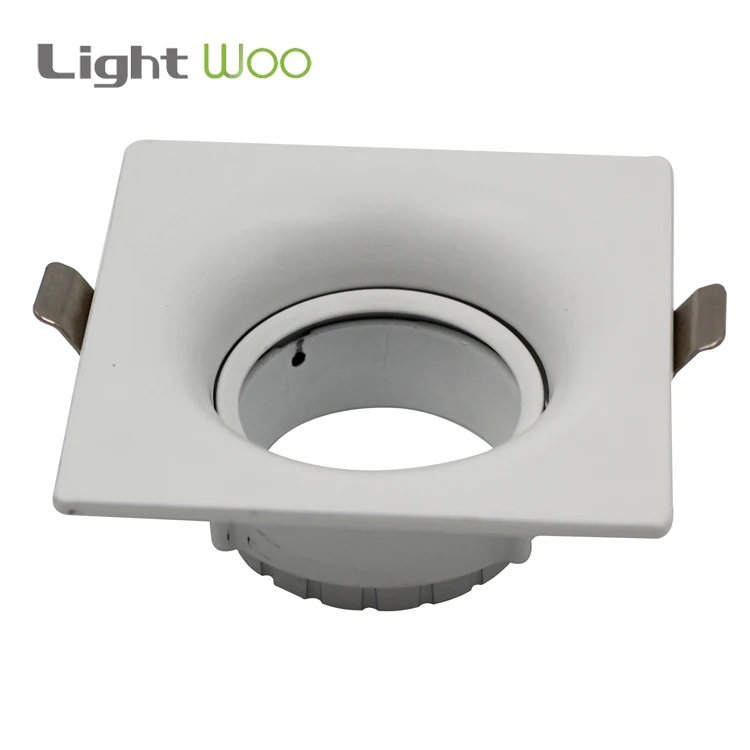 Aluminum Square Retrofit Led Ceiling Downlight Fixture Gu10 Mr16 Led ...