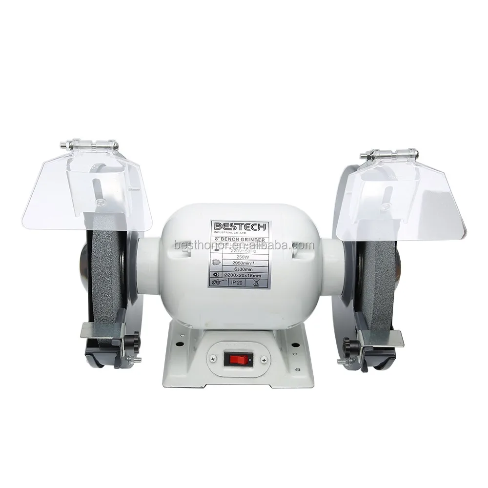 200mm 220v Bench Grinder Machine 60hz Md3220k - Buy 220v Bench Grinder ...