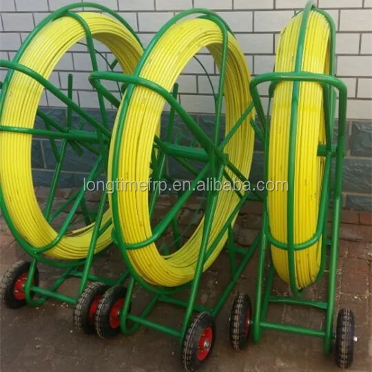 14mm*300m Fiberglass Fiber Snake Duct Rodder Cable Pulling Duct Rodders ...