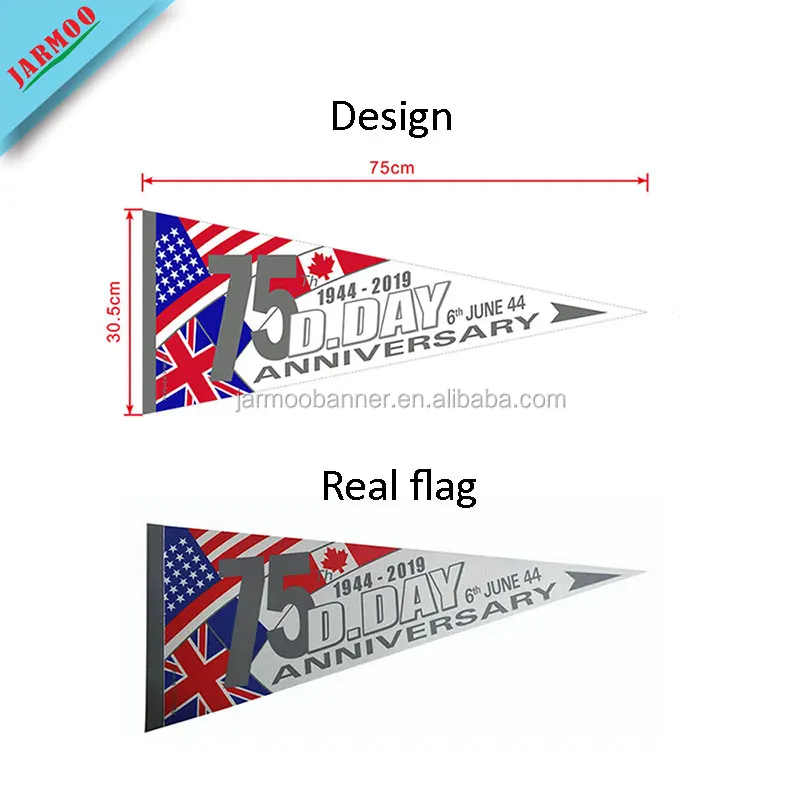 Flag Pennants Custom Triangle Pennant School Flags - Buy Triangle ...