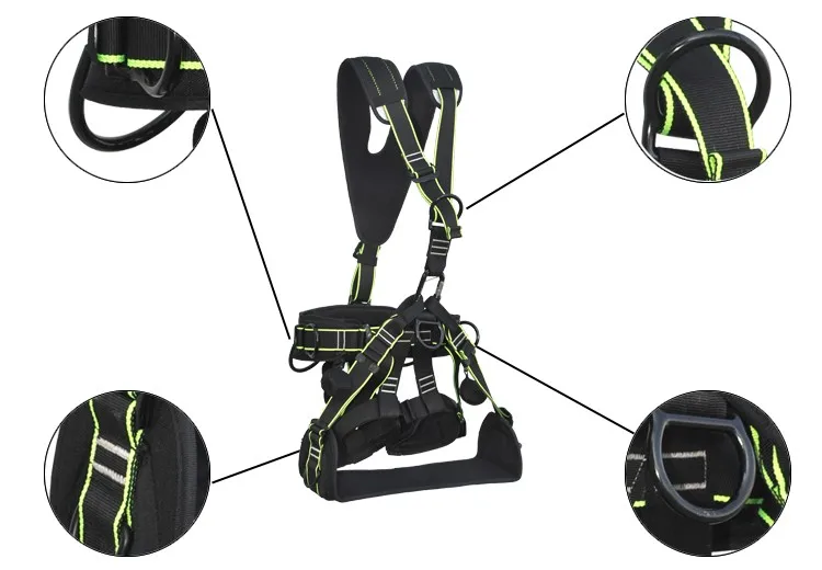 Fall Protection Full Body Harness Details - Safety First