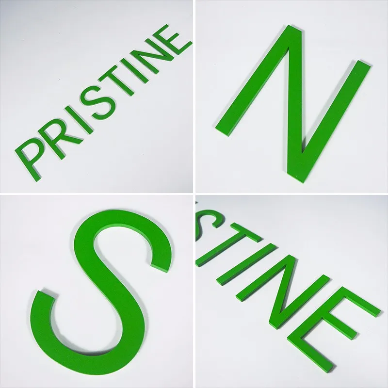 High Custom Solid Large Plastic Letters Cut Outdoor Solid Metal ...