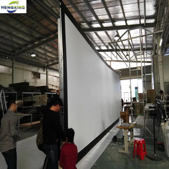 Aluminum Projection Screen Frames Of Fast Fold Screen With 3d Silver ...