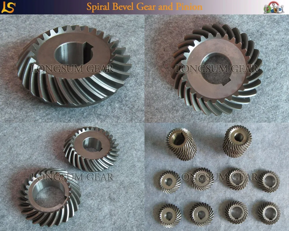 High Precision 90 Degree Gear Transmission Spiral Bevel Gear - Buy 90 ...