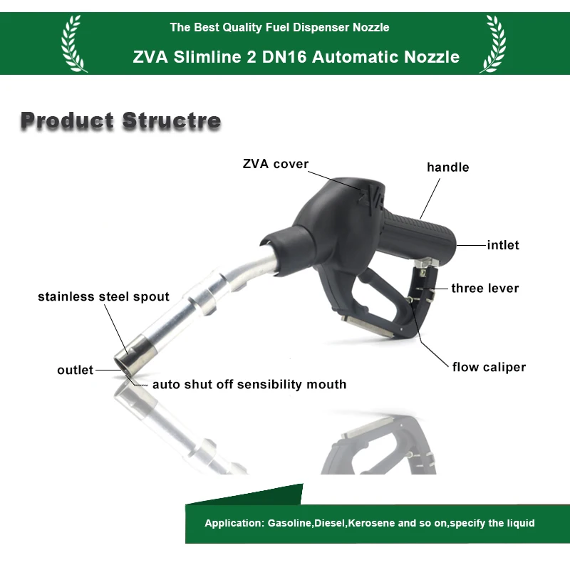 ZVA 2 Elaflex DN16 Automatic Fuel Nozzle - Reliable & Efficient