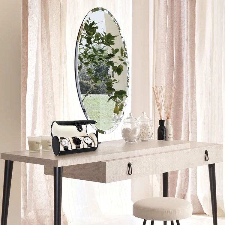 Handmade Durable Suede Leather Blank Watch Case Men Watch Sets With Box ...