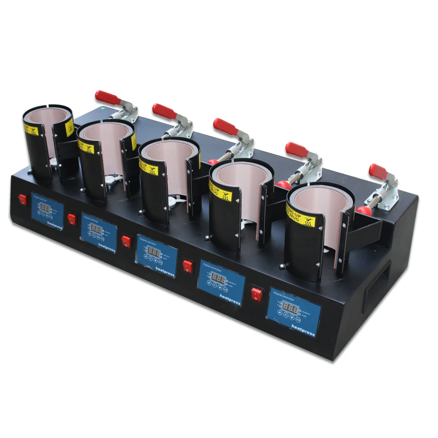 5 Head Magic Mug Printing Machine Photo Printing Heat Press Machine For ...