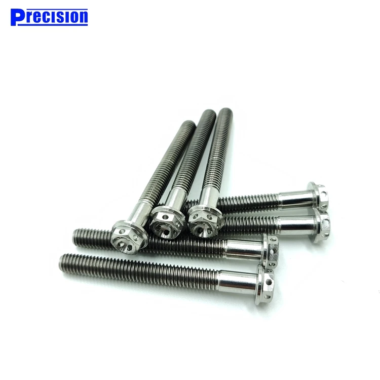 GR5 M8x40 Hex Head Flanged Titanium Screws Bolts Nuts| Alibaba.com