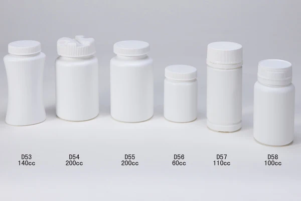 Pharmaceutical Grade HDPE Pill Containers - D53 Capsule