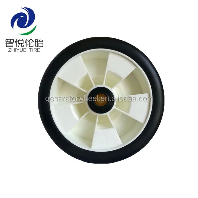 6 Inch Polyethylene Plastic Wheels - Durable & Versatile